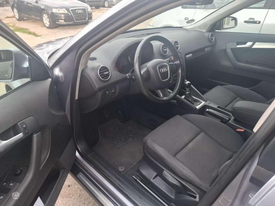 Pelēks Audi A3 2004 Utena, ar dzinēja tilpumu 1.97 L un nobraukumu 250 tūkst. km par 2250 €, foto 14 vietnē AUTOMOTO.COM.LV