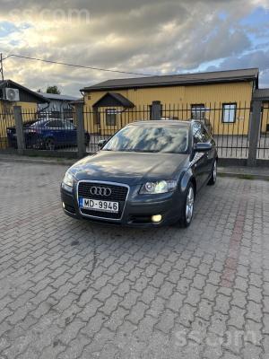 Grey Audi A3 2004 in Riga, with an engine capacity of 2.00 L and mileage of 307 thousand km for 2900 €, photo  on AUTOMOTO.COM.LV