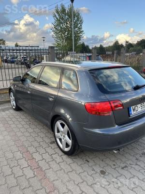 Grey Audi A3 2004 in Riga, with an engine capacity of 2.00 L and mileage of 307 thousand km for 2900 €, photo 7 on AUTOMOTO.COM.LV