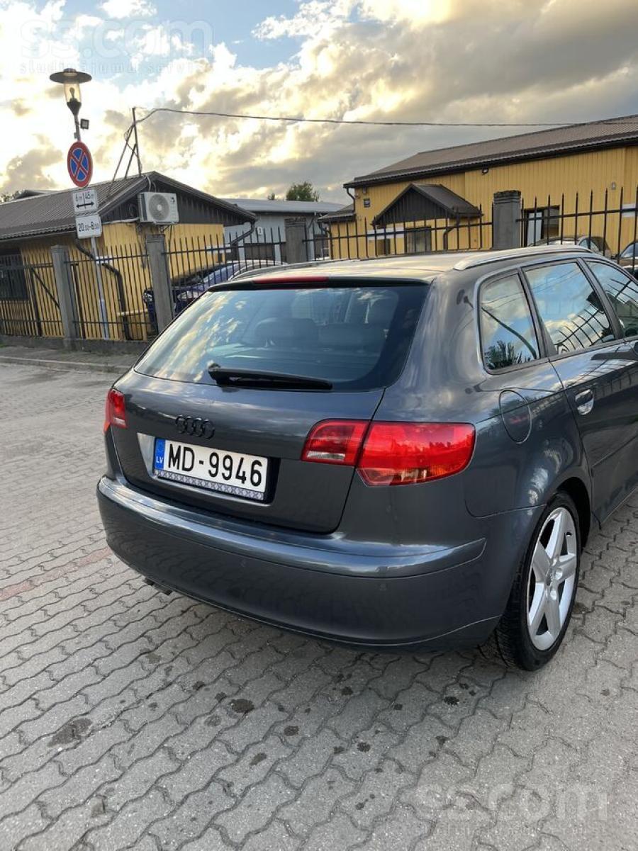 Grey Audi A3 2004 in Riga, with an engine capacity of 2.00 L and mileage of 307 thousand km for 2900 €, photo 8 on AUTOMOTO.COM.LV