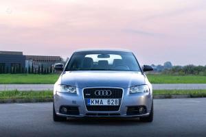 Grey Audi A3 2004 in Kaunas, with an engine capacity of 2.00 L and mileage of 350 thousand km for 1500 €, photo  on AUTOMOTO.COM.LV