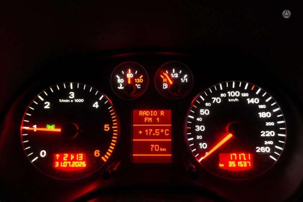 Grey Audi A3 2004 in Kaunas, with an engine capacity of 2.00 L and mileage of 350 thousand km for 1500 €, photo 8 on AUTOMOTO.COM.LV