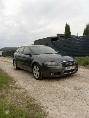 Grey Audi A3 2004 in Klaipeda, with an engine capacity of 1.97 L and mileage of 370 thousand km for 1950 €, photo  on AUTOMOTO.COM.LV