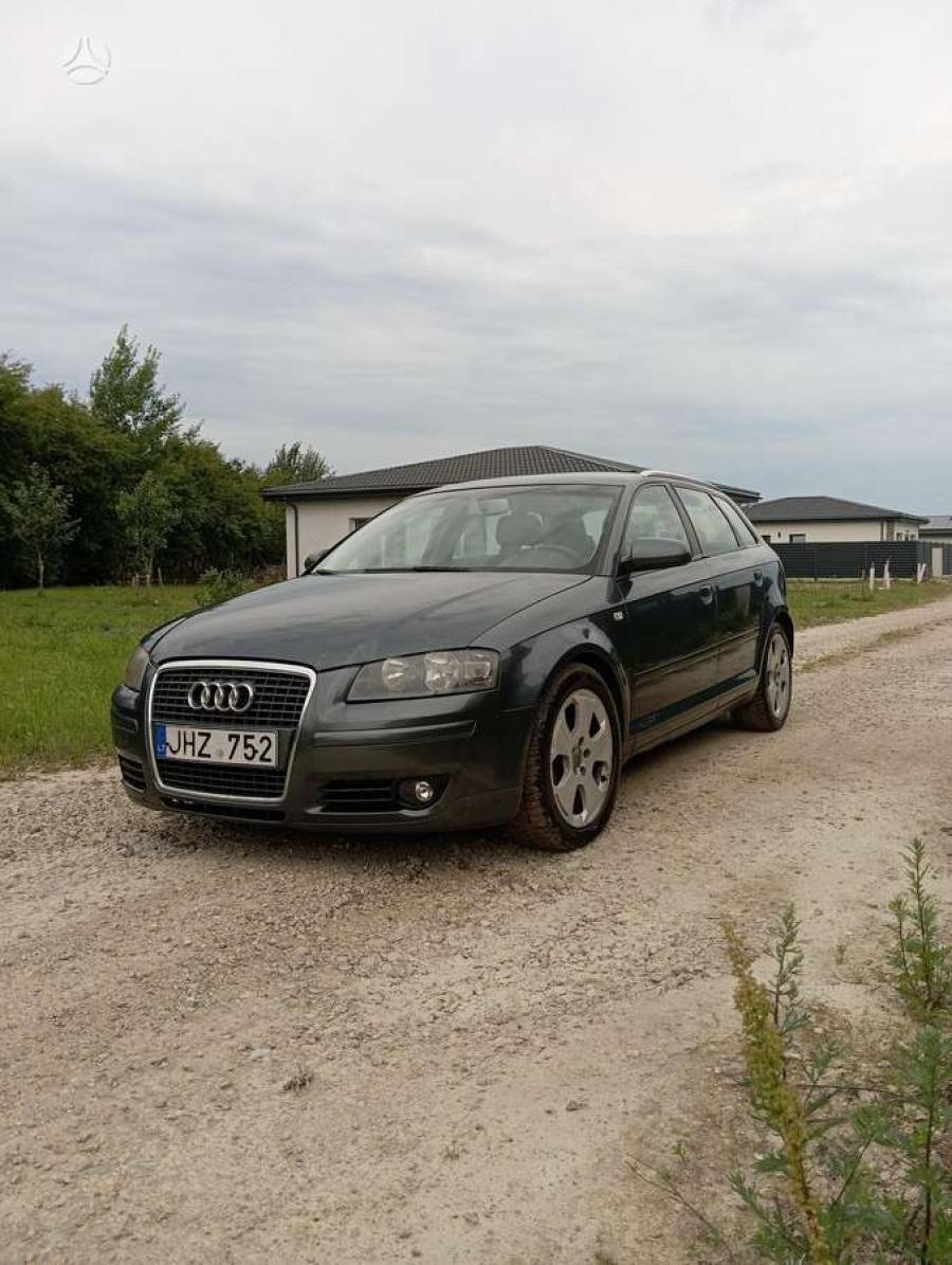 Grey Audi A3 2004 in Klaipeda, with an engine capacity of 1.97 L and mileage of 370 thousand km for 1950 €, photo 3 on AUTOMOTO.COM.LV