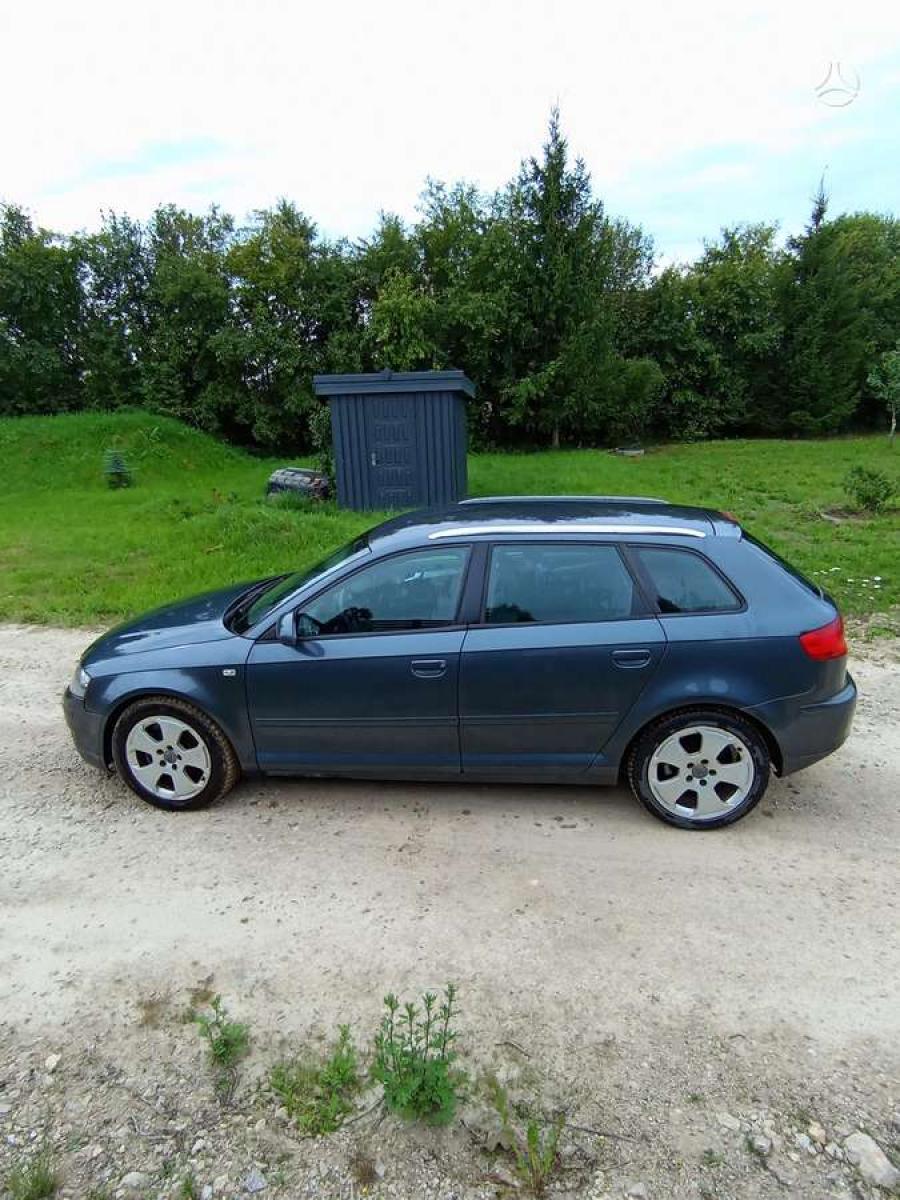 Grey Audi A3 2004 in Klaipeda, with an engine capacity of 1.97 L and mileage of 370 thousand km for 1950 €, photo 5 on AUTOMOTO.COM.LV