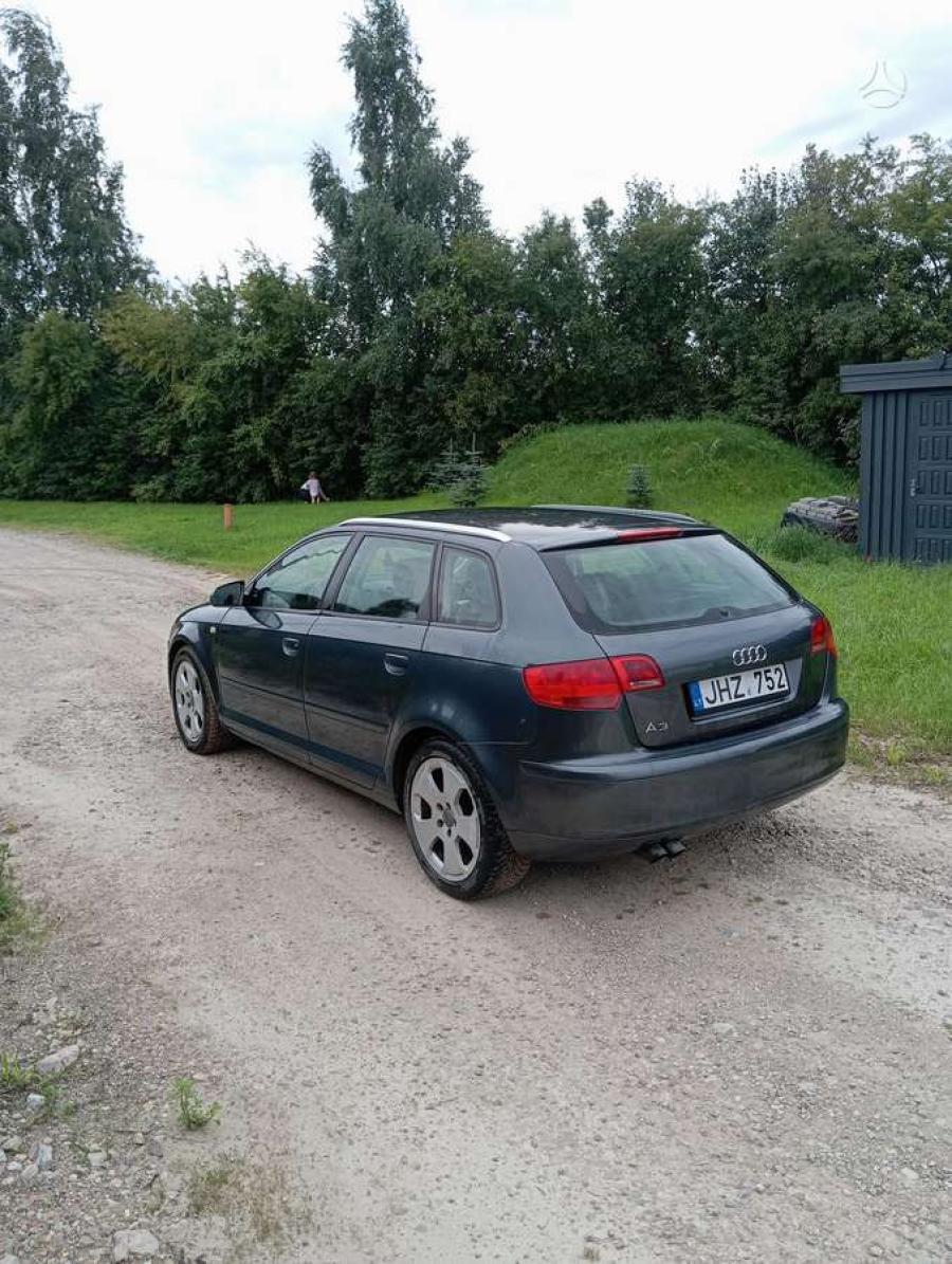 Grey Audi A3 2004 in Klaipeda, with an engine capacity of 1.97 L and mileage of 370 thousand km for 1950 €, photo 6 on AUTOMOTO.COM.LV