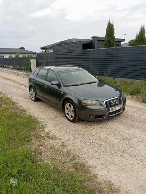 Grey Audi A3 2004 in Klaipeda, with an engine capacity of 1.97 L and mileage of 370 thousand km for 1950 €, photo 10 on AUTOMOTO.COM.LV