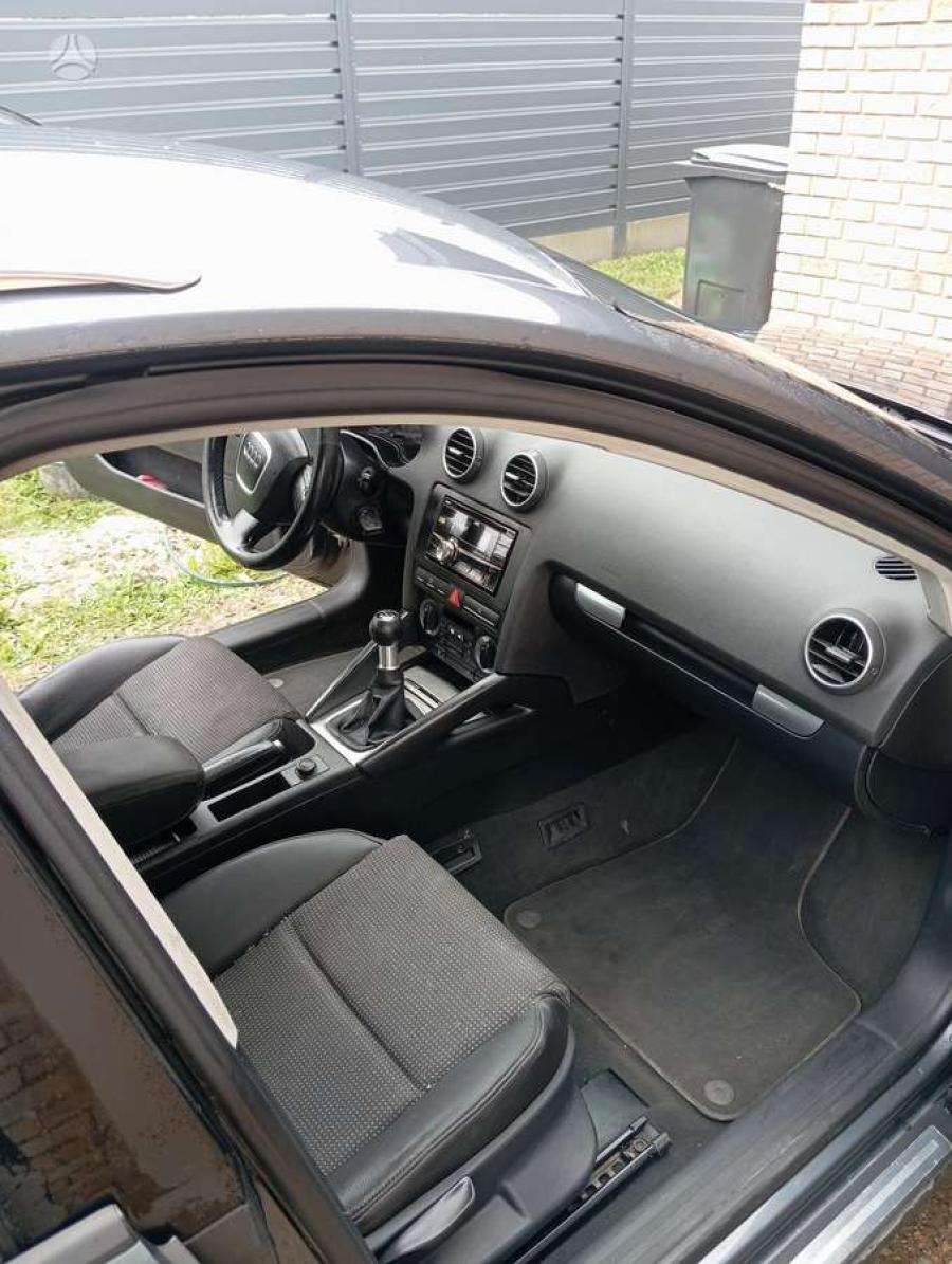 Grey Audi A3 2004 in Klaipeda, with an engine capacity of 1.97 L and mileage of 370 thousand km for 1950 €, photo 14 on AUTOMOTO.COM.LV