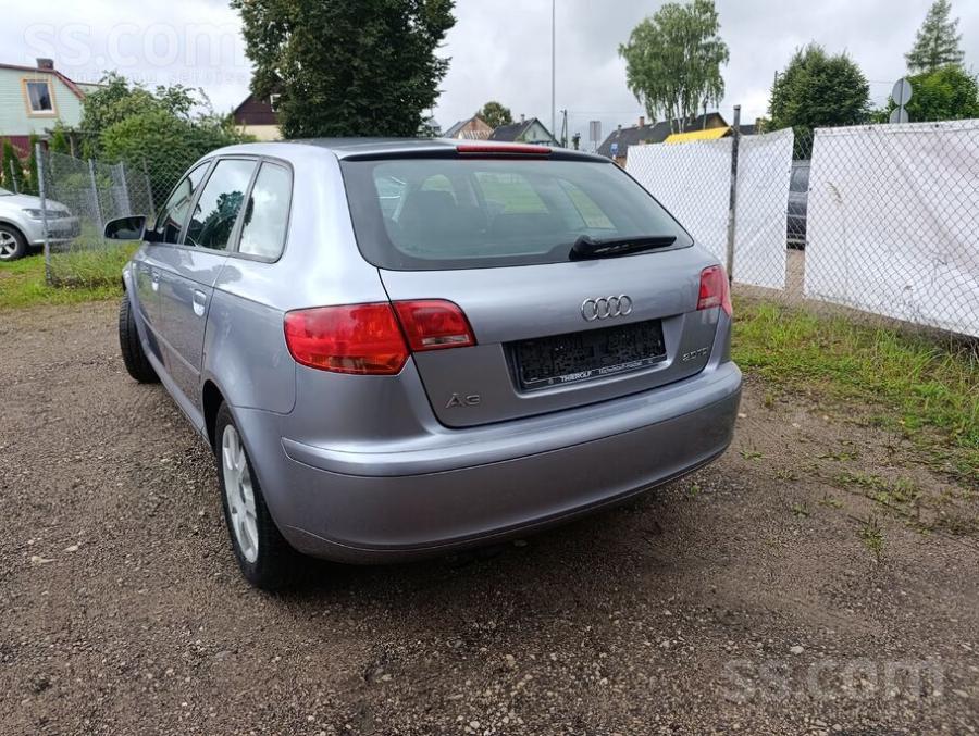 Pelēks Audi A3 2004 Rēzekne, ar dzinēja tilpumu 2.00 L un nobraukumu 255 tūkst. km par 3450 €, foto 5 vietnē AUTOMOTO.COM.LV