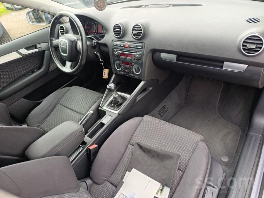 Pelēks Audi A3 2004 Rēzekne, ar dzinēja tilpumu 2.00 L un nobraukumu 255 tūkst. km par 3450 €, foto 8 vietnē AUTOMOTO.COM.LV