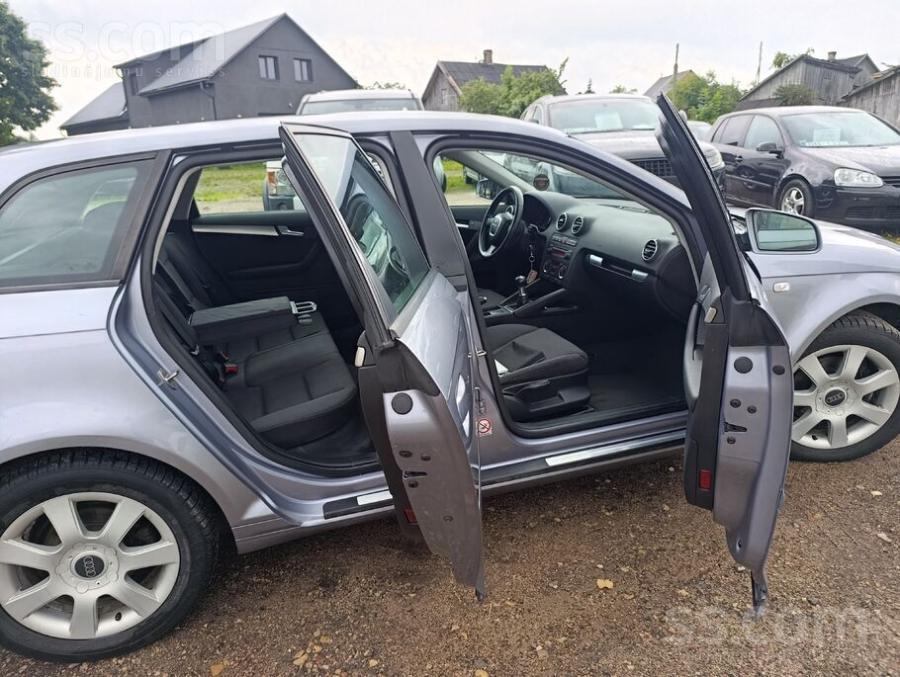 Pelēks Audi A3 2004 Rēzekne, ar dzinēja tilpumu 2.00 L un nobraukumu 255 tūkst. km par 3450 €, foto 9 vietnē AUTOMOTO.COM.LV