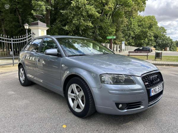 Grey Audi A3 2004 in Vilkaviskis, with an engine capacity of 1.90 L and mileage of 211 thousand km for 2850 €, photo 1 on AUTOMOTO.COM.LV
