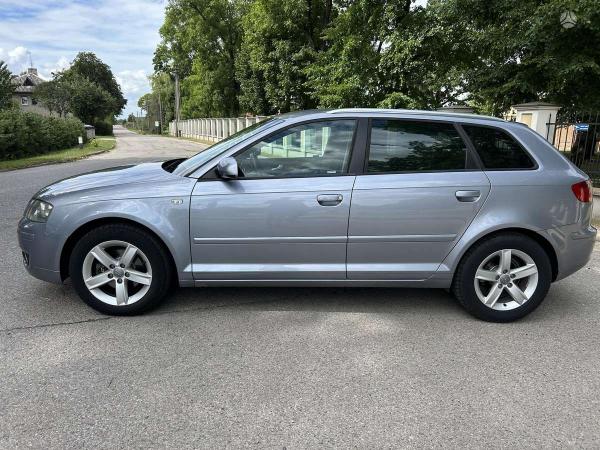 Grey Audi A3 2004 in Vilkaviskis, with an engine capacity of 1.90 L and mileage of 211 thousand km for 2850 €, photo 6 on AUTOMOTO.COM.LV