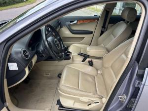 Grey Audi A3 2004 in Vilkaviskis, with an engine capacity of 1.90 L and mileage of 211 thousand km for 2850 €, photo 8 on AUTOMOTO.COM.LV