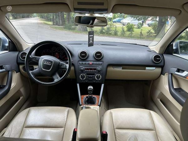 Grey Audi A3 2004 in Vilkaviskis, with an engine capacity of 1.90 L and mileage of 211 thousand km for 2850 €, photo 10 on AUTOMOTO.COM.LV
