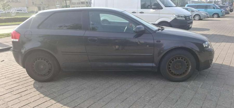 Grey Audi A3 2004 in Vilnius, with an engine capacity of 1.97 L and mileage of 296 thousand km for 1400 €, photo 6 on AUTOMOTO.COM.LV