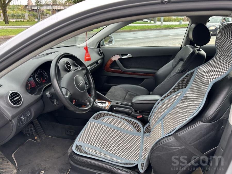 Pelēks Audi A3 2004 Rīga, ar dzinēja tilpumu 2.00 L un nobraukumu 186 tūkst. km par 2000 €, foto 9 vietnē AUTOMOTO.COM.LV