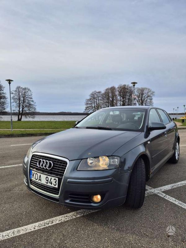 Grey Audi A3 2004 in Klaipeda, with an engine capacity of 0.00 L and mileage of 372 thousand km for 1400 €, photo 1 on AUTOMOTO.COM.LV