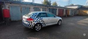 Pelēks Audi A3 2004 Panevēža, ar dzinēja tilpumu 1.97 L un nobraukumu 330 tūkst. km par 1150 €, foto 4 vietnē AUTOMOTO.COM.LV