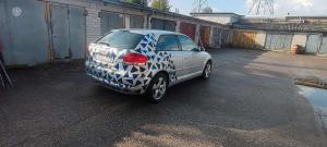 Pelēks Audi A3 2004 Panevēža, ar dzinēja tilpumu 1.97 L un nobraukumu 330 tūkst. km par 1150 €, foto 5 vietnē AUTOMOTO.COM.LV
