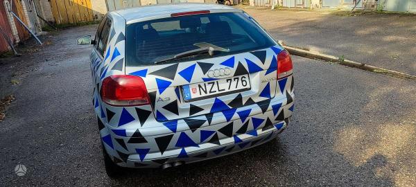 Pelēks Audi A3 2004 Panevēža, ar dzinēja tilpumu 1.97 L un nobraukumu 330 tūkst. km par 1150 €, foto 11 vietnē AUTOMOTO.COM.LV