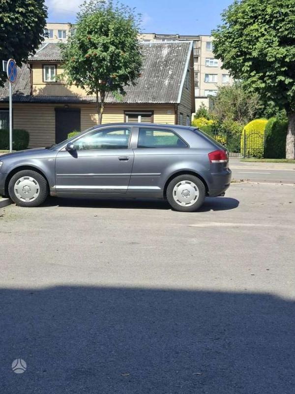 Grey Audi A3 2004 in Raseiniai, with an engine capacity of 1.60 L and mileage of 240 thousand km for 1100 €, photo 4 on AUTOMOTO.COM.LV