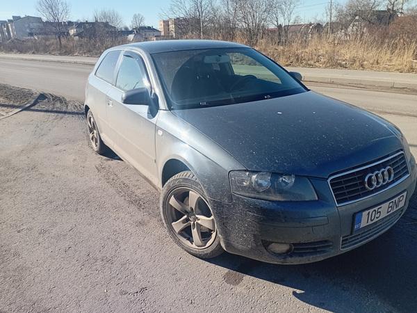 Grey Audi A3 2004 in Polva, with an engine capacity of 1.60 L and mileage of 304 thousand km for 1600 €, photo 1 on AUTOMOTO.COM.LV