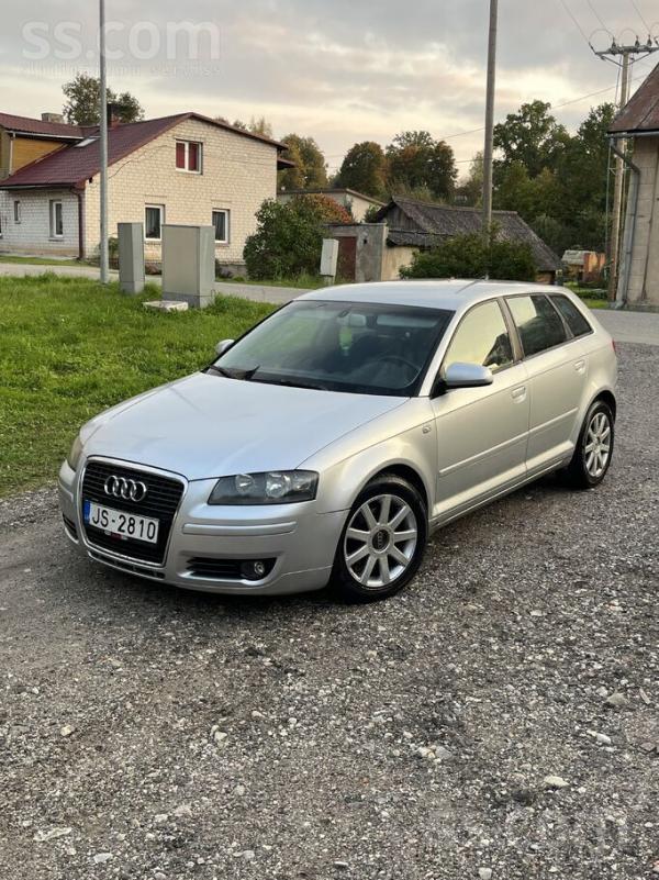 Grey Audi A3 2004 in Valmiera, with an engine capacity of 2.00 L and mileage of 366 thousand km for 2000 €, photo 1 on AUTOMOTO.COM.LV