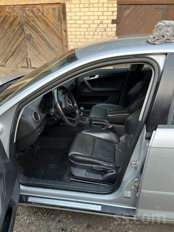Grey Audi A3 2004 in Valmiera, with an engine capacity of 2.00 L and mileage of 366 thousand km for 2000 €, photo 6 on AUTOMOTO.COM.LV