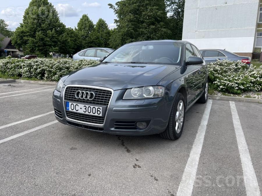 Pelēks Audi A3 2005 Rīga, ar dzinēja tilpumu 1.90 L un nobraukumu 327 tūkst. km par 3250 €, foto 2 vietnē AUTOMOTO.COM.LV