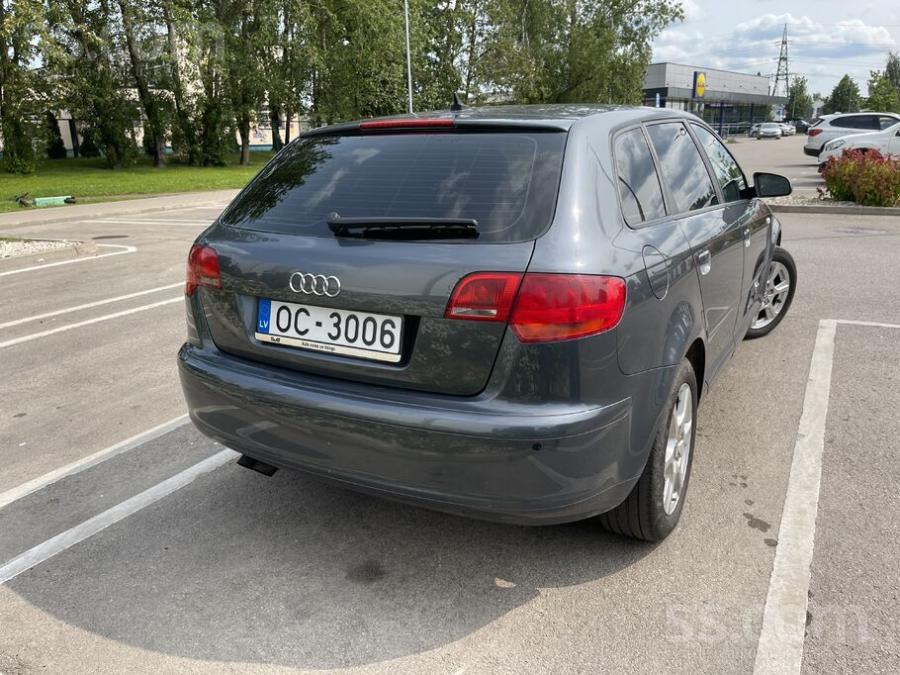 Pelēks Audi A3 2005 Rīga, ar dzinēja tilpumu 1.90 L un nobraukumu 327 tūkst. km par 3250 €, foto 6 vietnē AUTOMOTO.COM.LV