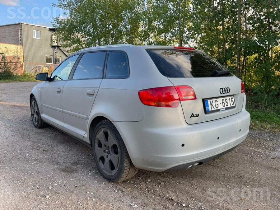 Grey Audi A3 2005 in Jelgava, with an engine capacity of 2.00 L and mileage of 252 thousand km for 2700 €, photo 3 on AUTOMOTO.COM.LV