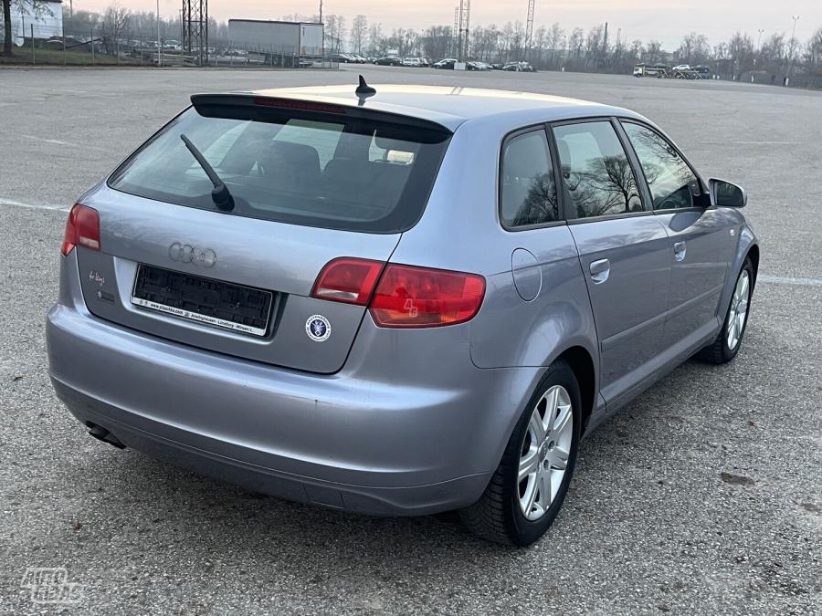 Grey Audi A3 2005 in Marijampole, with an engine capacity of 2.00 L and mileage of 324 thousand km for 3150 €, photo 5 on AUTOMOTO.COM.LV