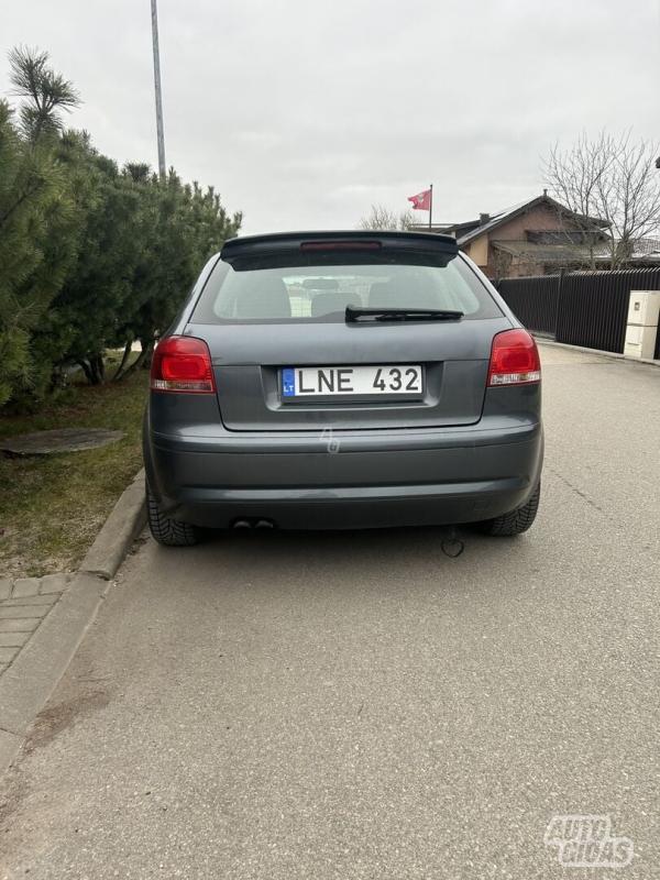 Pelēks Audi A3 2005 Kauņa, ar dzinēja tilpumu 2.00 L un nobraukumu 323 tūkst. km par 900 €, foto 2 vietnē AUTOMOTO.COM.LV