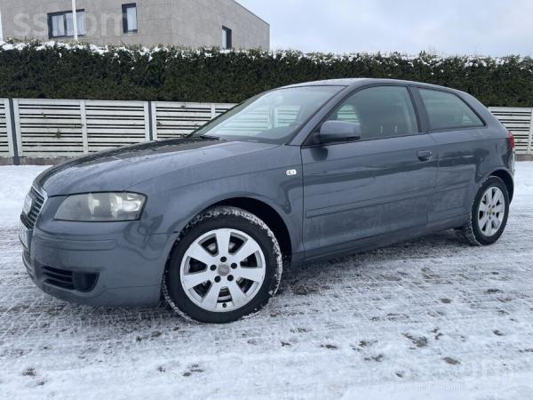 Pelēks Audi A3 2005 Rīga, ar dzinēja tilpumu 1.60 L un nobraukumu 260 tūkst. km par 2150 €, foto 1 vietnē AUTOMOTO.COM.LV
