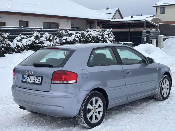 Grey Audi A3 2005 in Vilnius, with an engine capacity of 1.97 L and mileage of 370 thousand km for 1900 €, photo 5 on AUTOMOTO.COM.LV