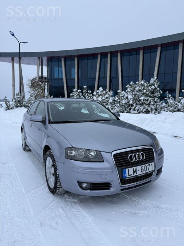 Grey Audi A3 2005 in Tukums, with an engine capacity of 1.90 L and mileage of 269 thousand km for 3750 €, photo 1 on AUTOMOTO.COM.LV