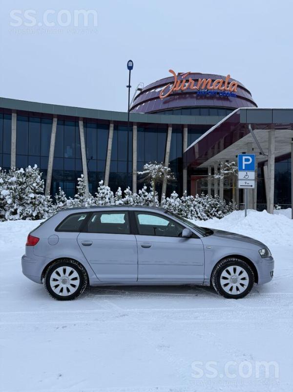 Grey Audi A3 2005 in Tukums, with an engine capacity of 1.90 L and mileage of 269 thousand km for 3750 €, photo 4 on AUTOMOTO.COM.LV