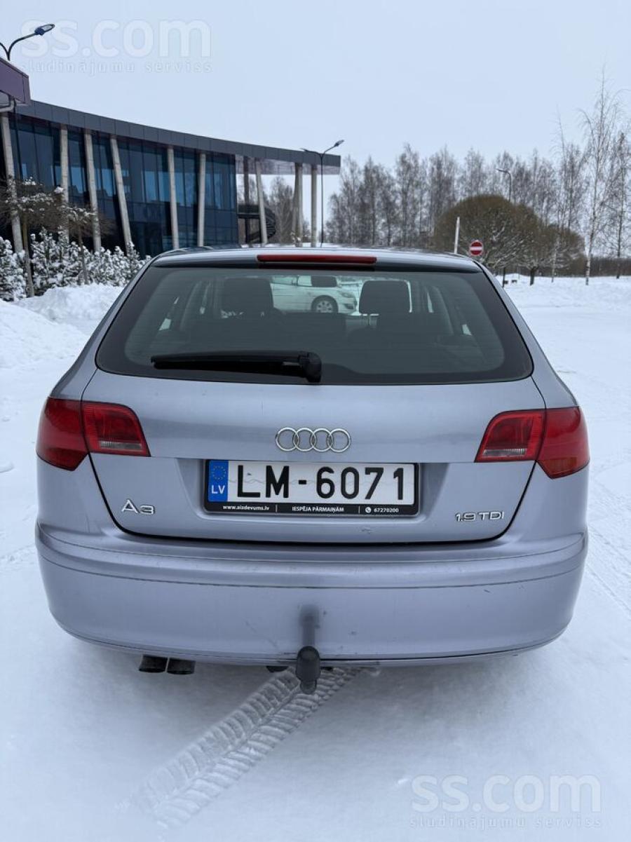 Pelēks Audi A3 2005 Tukums, ar dzinēja tilpumu 1.90 L un nobraukumu 269 tūkst. km par 3750 €, foto 6 vietnē AUTOMOTO.COM.LV