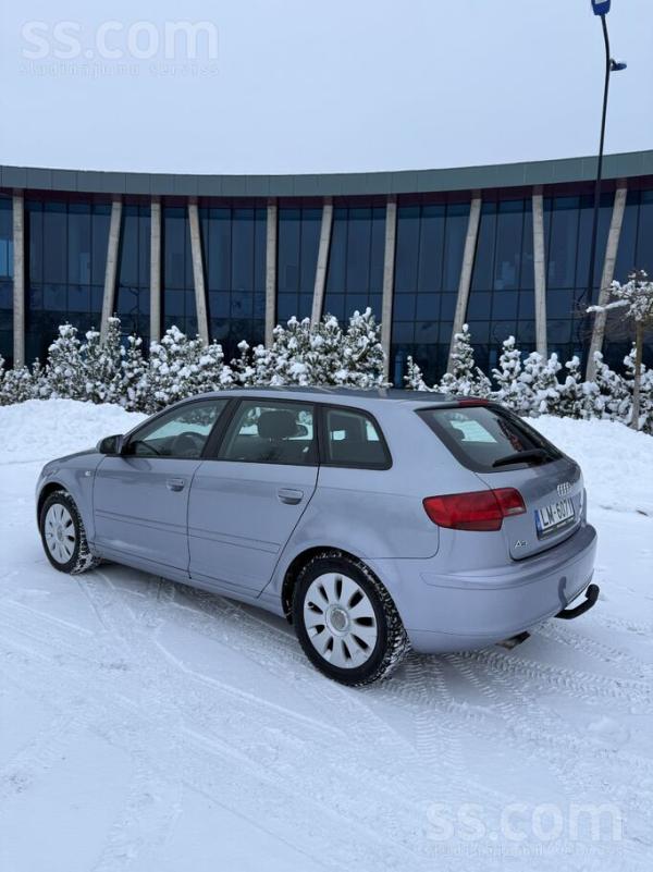 Grey Audi A3 2005 in Tukums, with an engine capacity of 1.90 L and mileage of 269 thousand km for 3750 €, photo 7 on AUTOMOTO.COM.LV