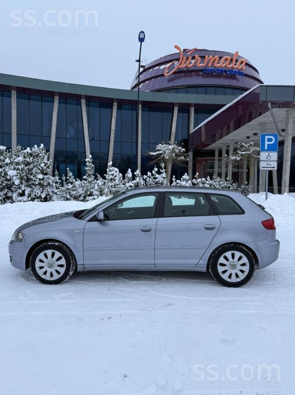 Grey Audi A3 2005 in Tukums, with an engine capacity of 1.90 L and mileage of 269 thousand km for 3750 €, photo 8 on AUTOMOTO.COM.LV