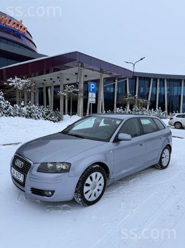 Grey Audi A3 2005 in Tukums, with an engine capacity of 1.90 L and mileage of 269 thousand km for 3750 €, photo 9 on AUTOMOTO.COM.LV