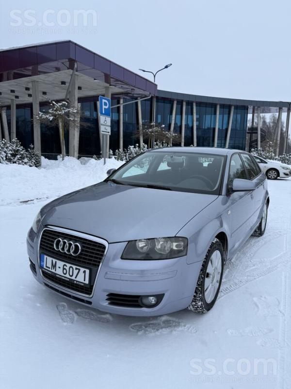 Grey Audi A3 2005 in Tukums, with an engine capacity of 1.90 L and mileage of 269 thousand km for 3750 €, photo 10 on AUTOMOTO.COM.LV