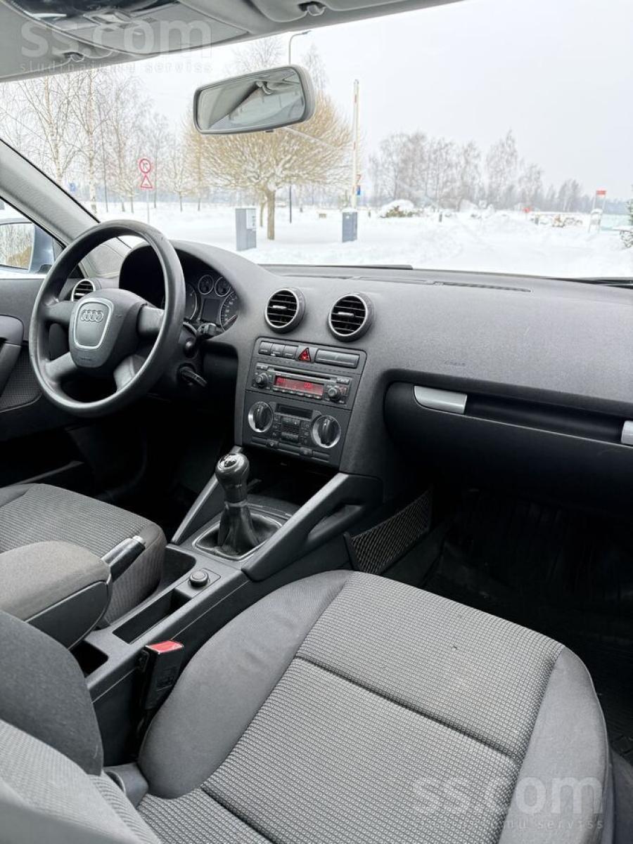 Pelēks Audi A3 2005 Tukums, ar dzinēja tilpumu 1.90 L un nobraukumu 269 tūkst. km par 3750 €, foto 14 vietnē AUTOMOTO.COM.LV