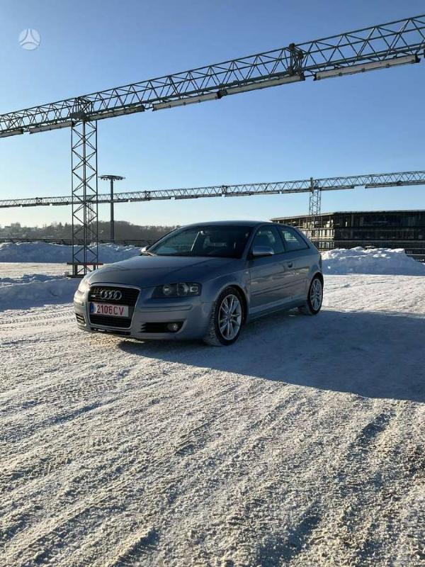 Pelēks Audi A3 2005 Kauņa, ar dzinēja tilpumu 1.97 L un nobraukumu 260 tūkst. km par 3600 €, foto 1 vietnē AUTOMOTO.COM.LV