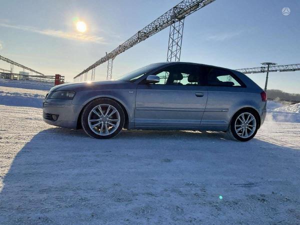 Pelēks Audi A3 2005 Kauņa, ar dzinēja tilpumu 1.97 L un nobraukumu 260 tūkst. km par 3600 €, foto 2 vietnē AUTOMOTO.COM.LV