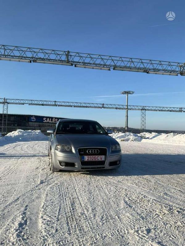 Pelēks Audi A3 2005 Kauņa, ar dzinēja tilpumu 1.97 L un nobraukumu 260 tūkst. km par 3600 €, foto 3 vietnē AUTOMOTO.COM.LV