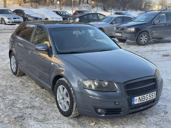 Pelēks Audi A3 2005 Viļņa, ar dzinēja tilpumu 1.97 L un nobraukumu 357 tūkst. km par 1650 €, foto 2 vietnē AUTOMOTO.COM.LV