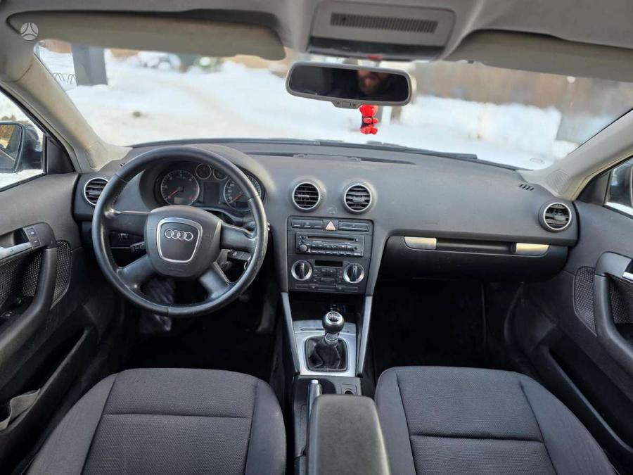 Pelēks Audi A3 2005 Viļņa, ar dzinēja tilpumu 1.97 L un nobraukumu 357 tūkst. km par 1650 €, foto 6 vietnē AUTOMOTO.COM.LV