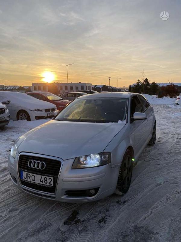 Grey Audi A3 2005 in Klaipeda, with an engine capacity of 1.90 L and mileage of 316 thousand km for 1500 €, photo 7 on AUTOMOTO.COM.LV